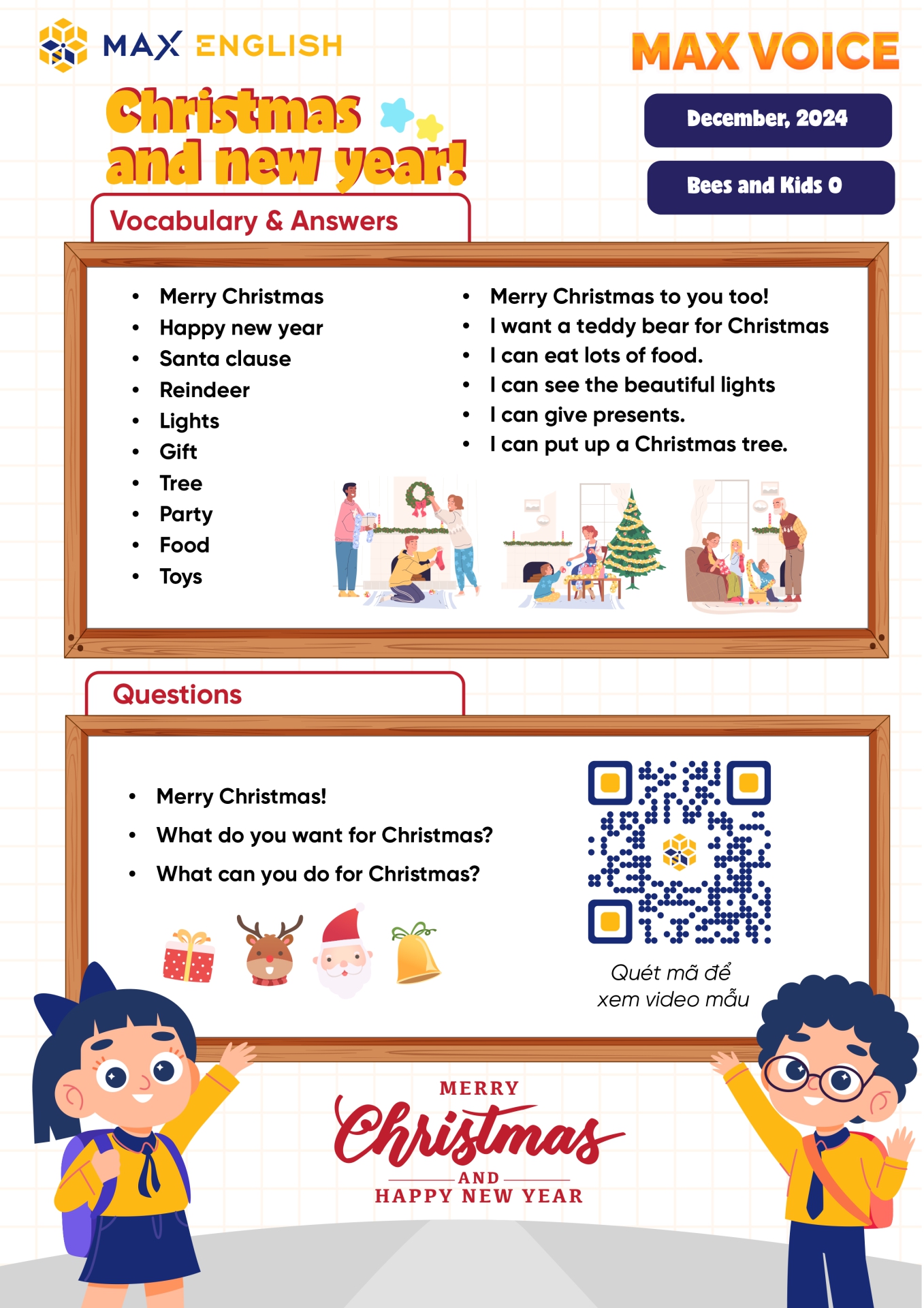 Dự Án Max Voice Tháng 12 – Chủ Đề Christmas and New Year”