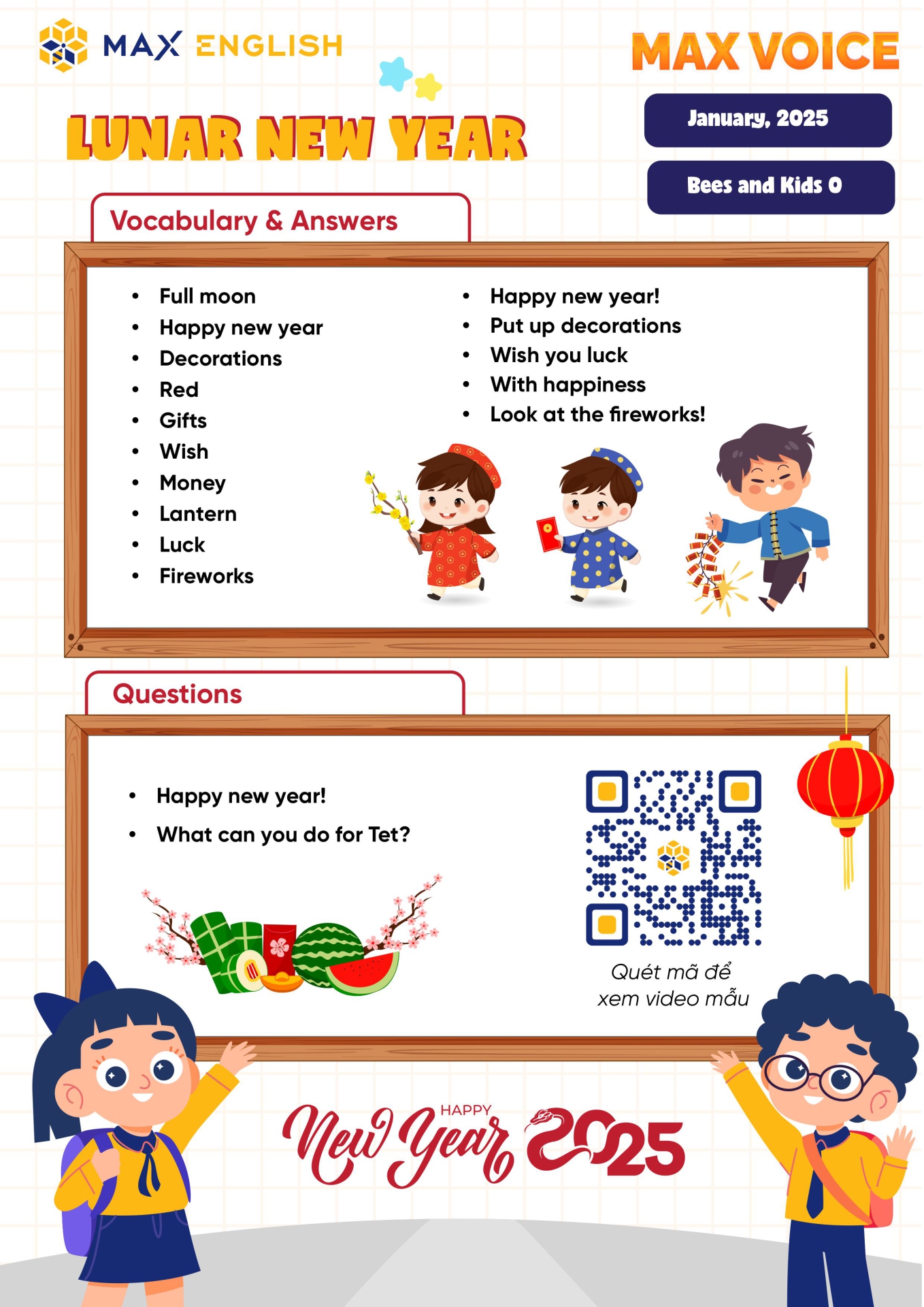 Dự Án Max Voice Tháng 01/2025 – Chủ Đề "Lunar New Year”